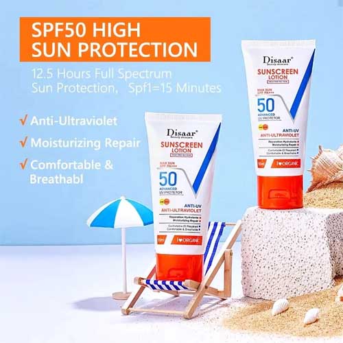 DISAAR Sunscreen Lotion Spf-50 Advance UV Protection – My Basket