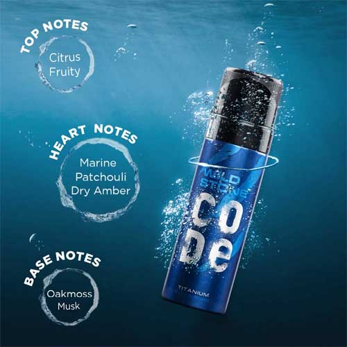 Wild Stone CODE Titanium Perfume Body Spray for men 120ml – My Basket